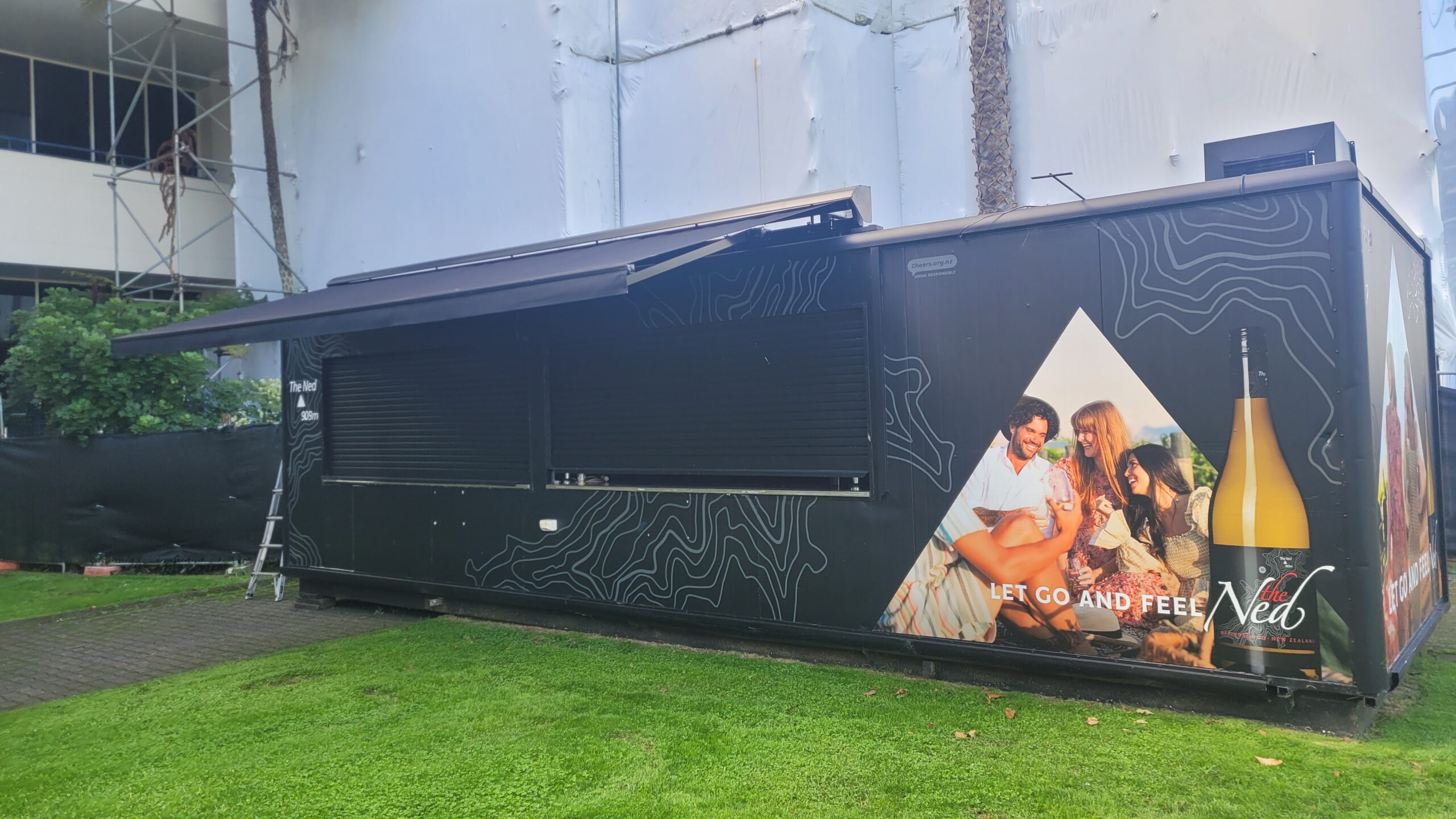 Marisco container awning - International Achievement Awards