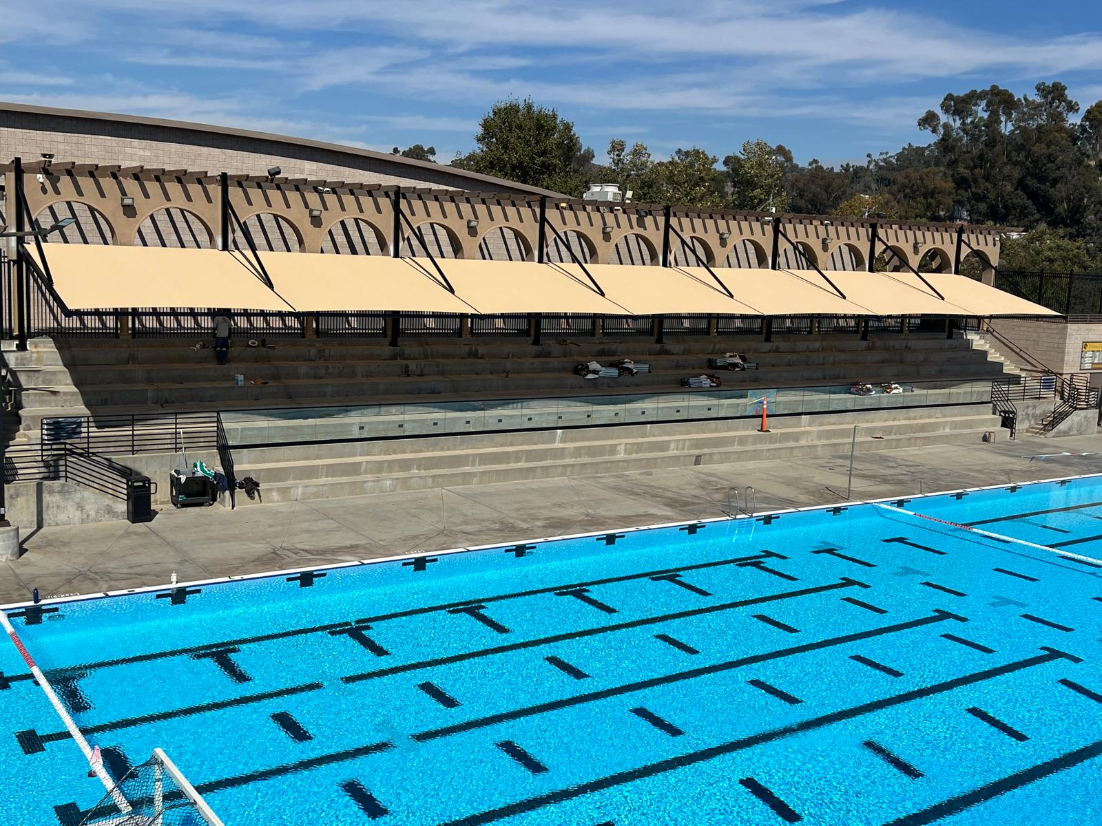 Cantilever HDPE Shade Structure - International Achievement Awards